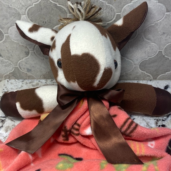 Toys | Handmade Stuffie With Attached Blanket | Poshmark